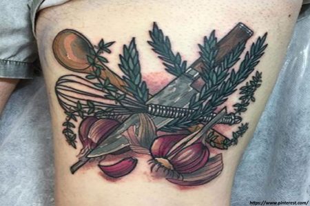 50 Culinary Tattoos Ideas for Chefs 2023 - Cooking with Swag