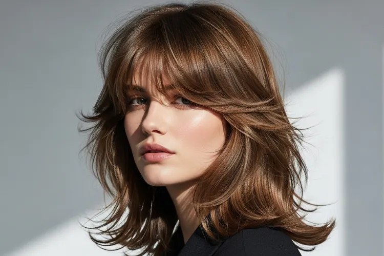 11+ Low Maintenance Medium Length Hairstyles with Bangs